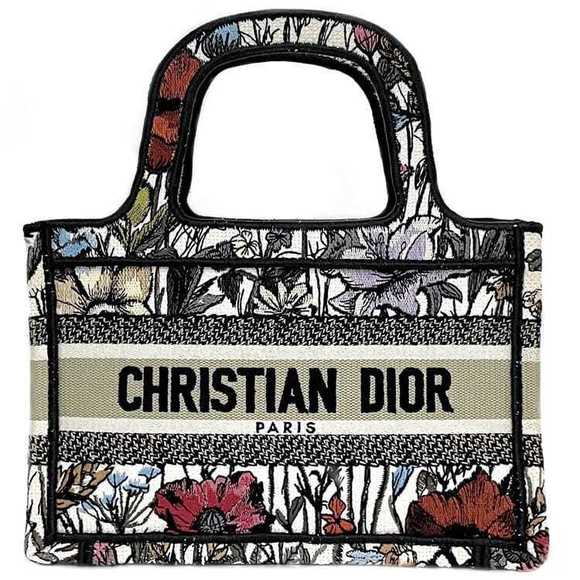 Dior | Bags | Christian Dior Mini Tote Bag Book Tote Mini Multicolor ...